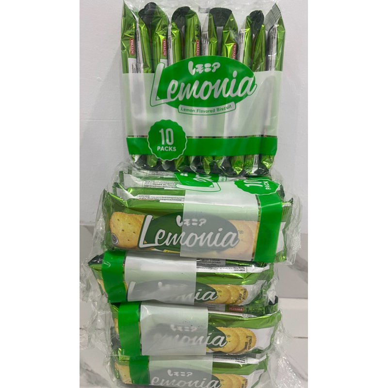 Jual LEMONIA BISKUIT LEMON ISI 10 PCS/ PACK | Shopee Indonesia