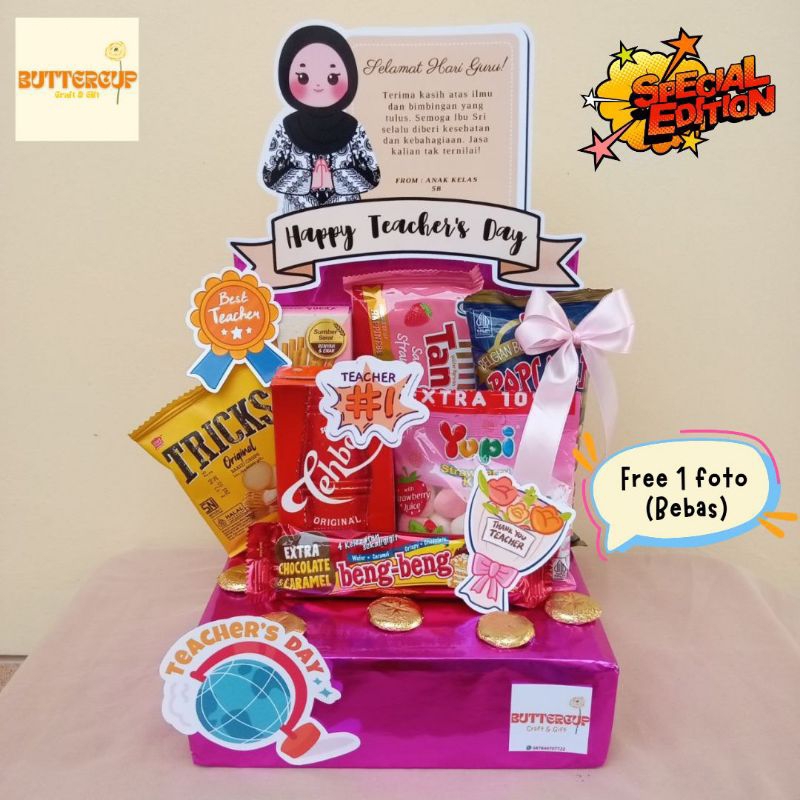 Jual Mading Snack Mini size Teacher's day, Ulang tahun, Wisuda ...