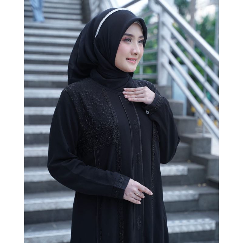 Jual Gamis payet dada ll Livy Fashion || Cod || Qanita Dress Abaya ...