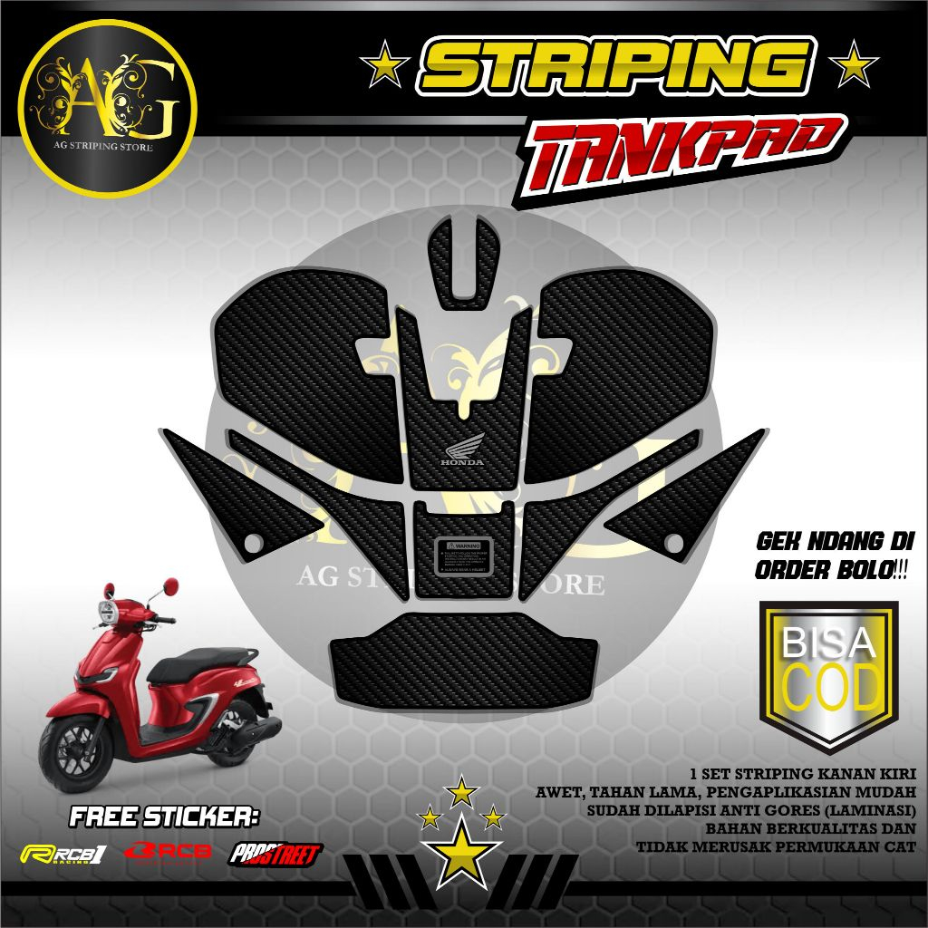 Jual STICKER TANKPAD DASHBOARD STYLO-STICKER TANKPAD DASHBOARD STYLO ...
