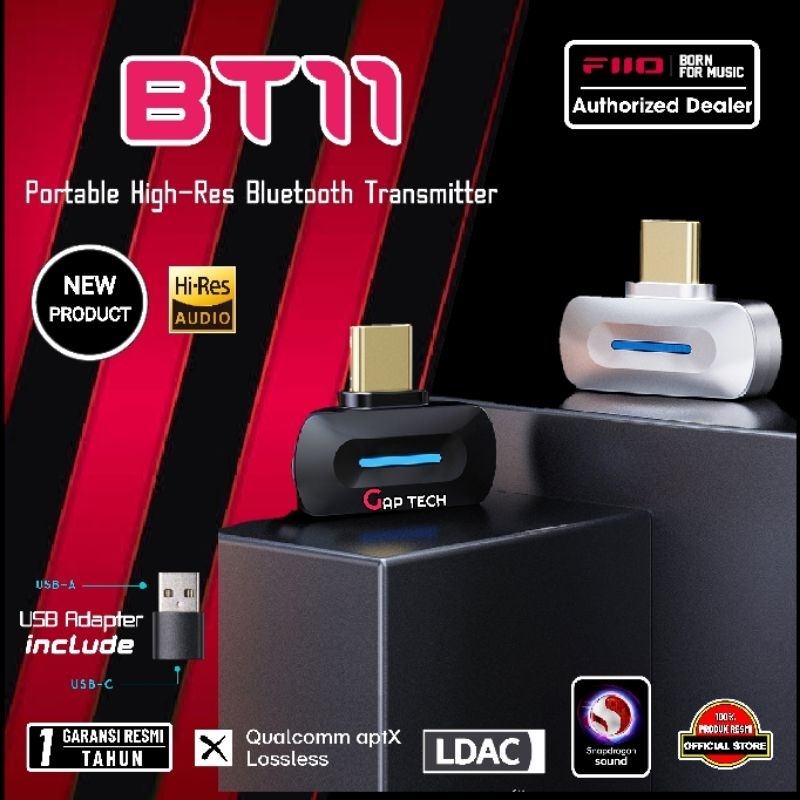 Jual Fiio BT11 / BT-11 / BT 11 Portable High-Res Bluetooth Transmitter Original | Shopee Indonesia