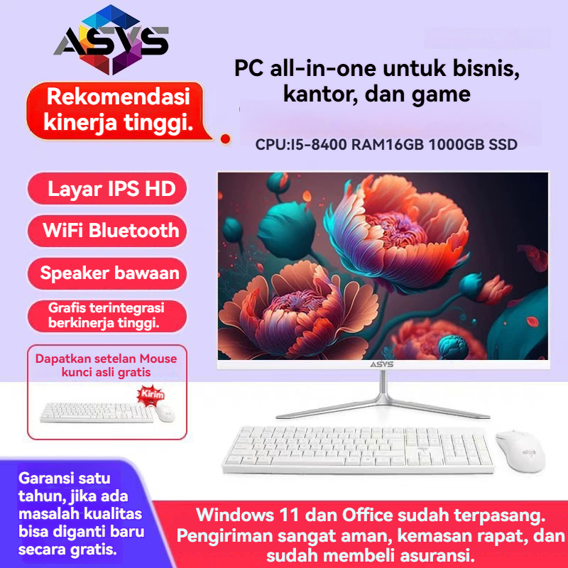 Jual ASVS PC All-in-One (AIO) Intel Core i5 Baru - Komputer Kantor, Desain & Gaming dengan Harga ...