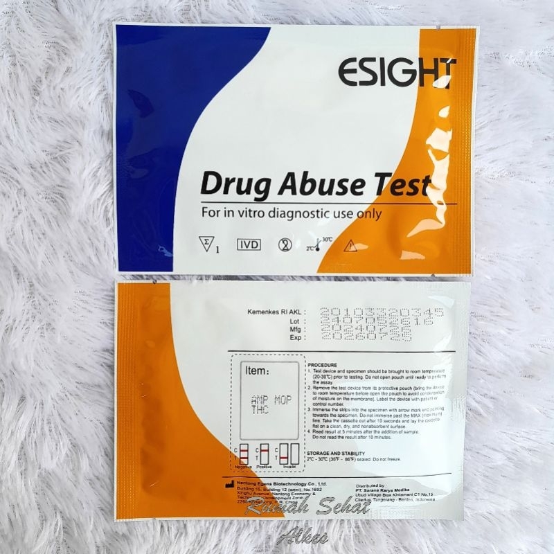 Jual ALAT CEK NARKOBA ESIGHT Drug Abuse Test Narkoba Per Pcs | Shopee ...
