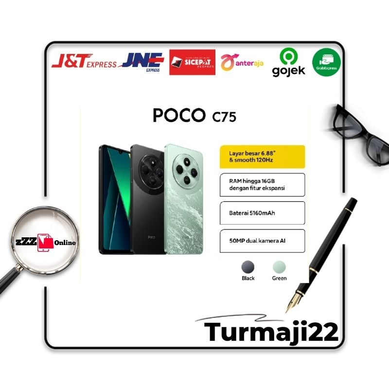 Jual Xiaomi Poco C75 RAM 6/128 Garansi Resmi | Shopee Indonesia