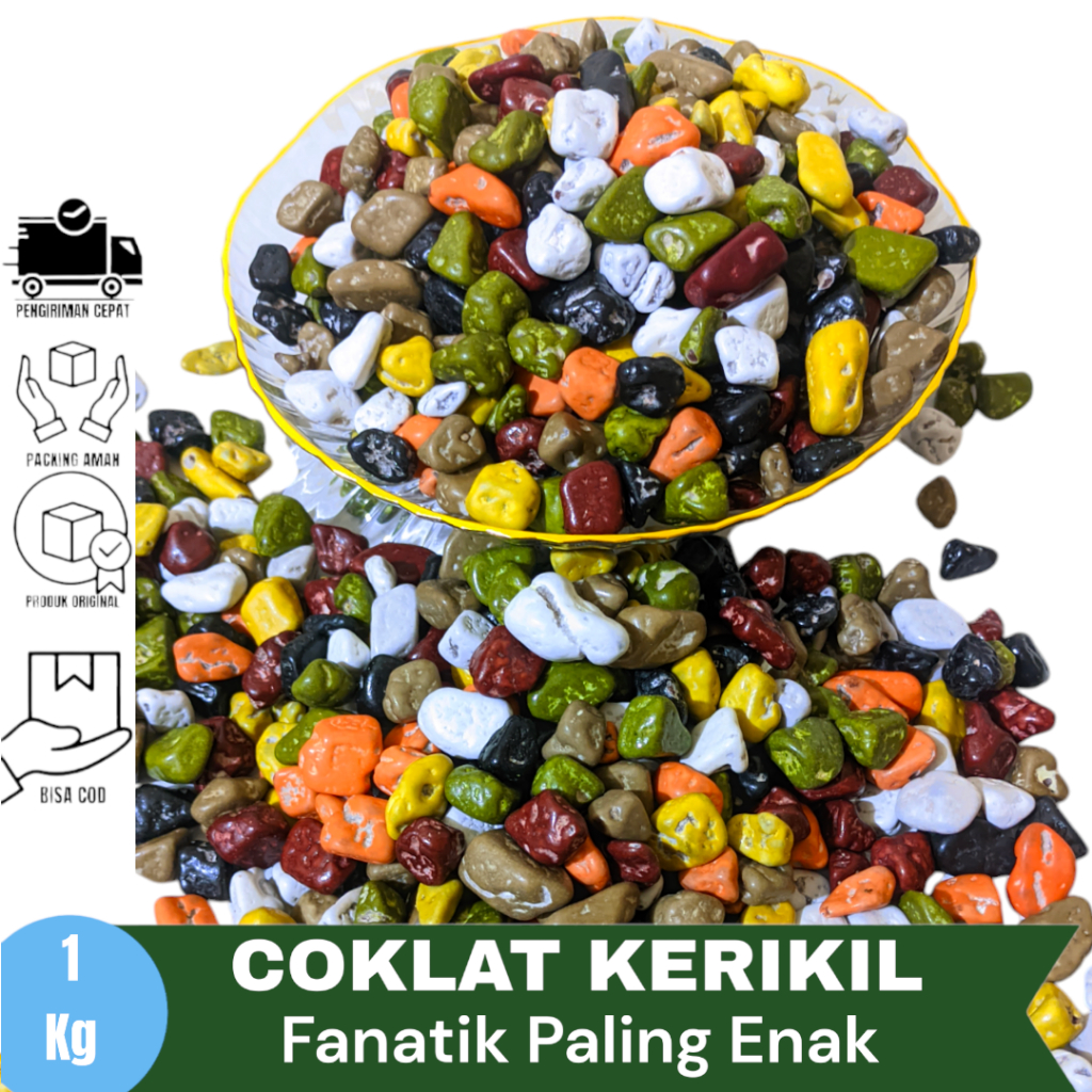 Jual coklat kerikil fanatik coklat batu kerikil coklat kerikil turki ...