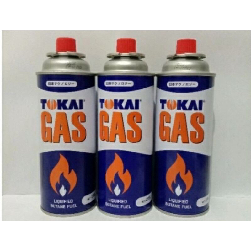 Jual (Paket 3 Kaleng) Tokai Gas Portable terbaik Liquified Butane Fuel ...
