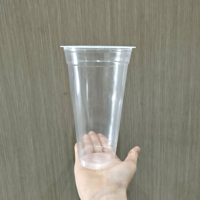 Jual ROYAL Cup Plastik 18oz SLIM (TUTUP DATAR KECIL blm termasuk ...