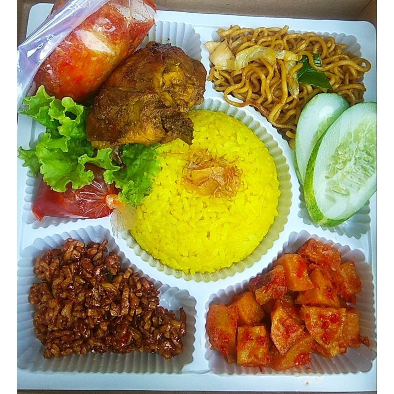 Jual Nasi box, nasi kotak, nasi besek, nasi kuning menu lengkap ...