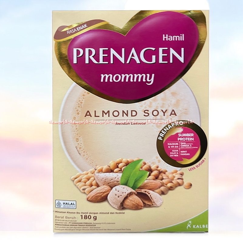 Jual Prenagen Mommy Almond Soya 180gr Minuman Susu Ibu Hamil Dari Kedelai Almon Prenagent Momy ...