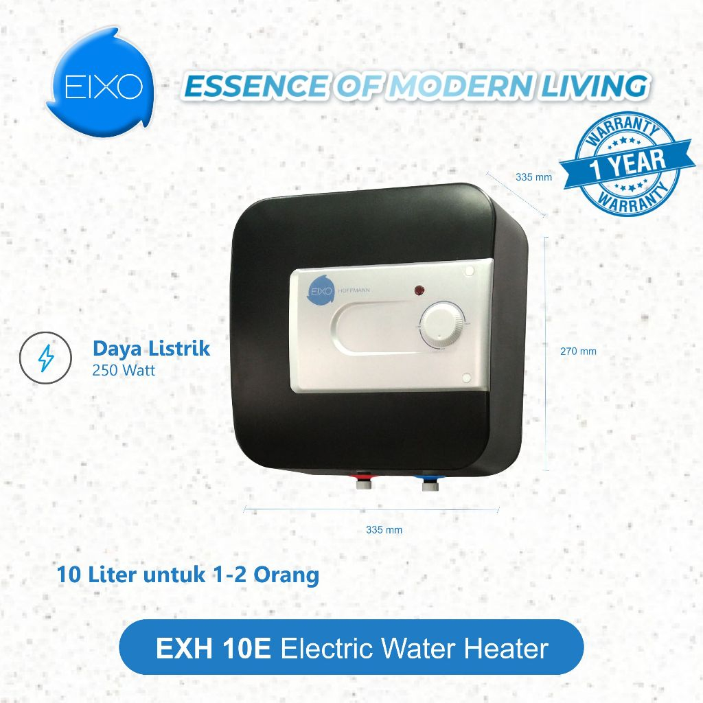 Jual Black Water Heater Pemanas Air Listrik Hitam EIXO Hoffmann ...