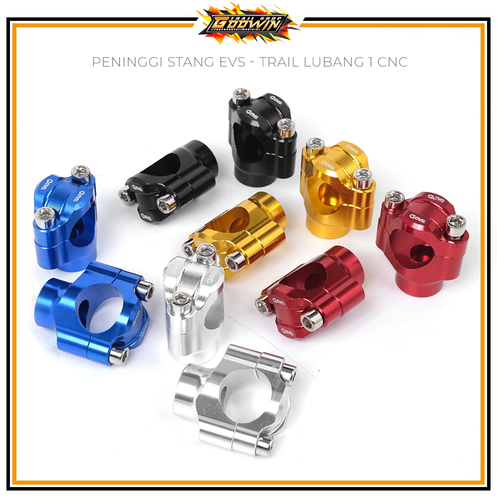 Jual Raiser Peninggi Stang Fatbar Universal Trail Lubang 1 CNC KLX CRF ...