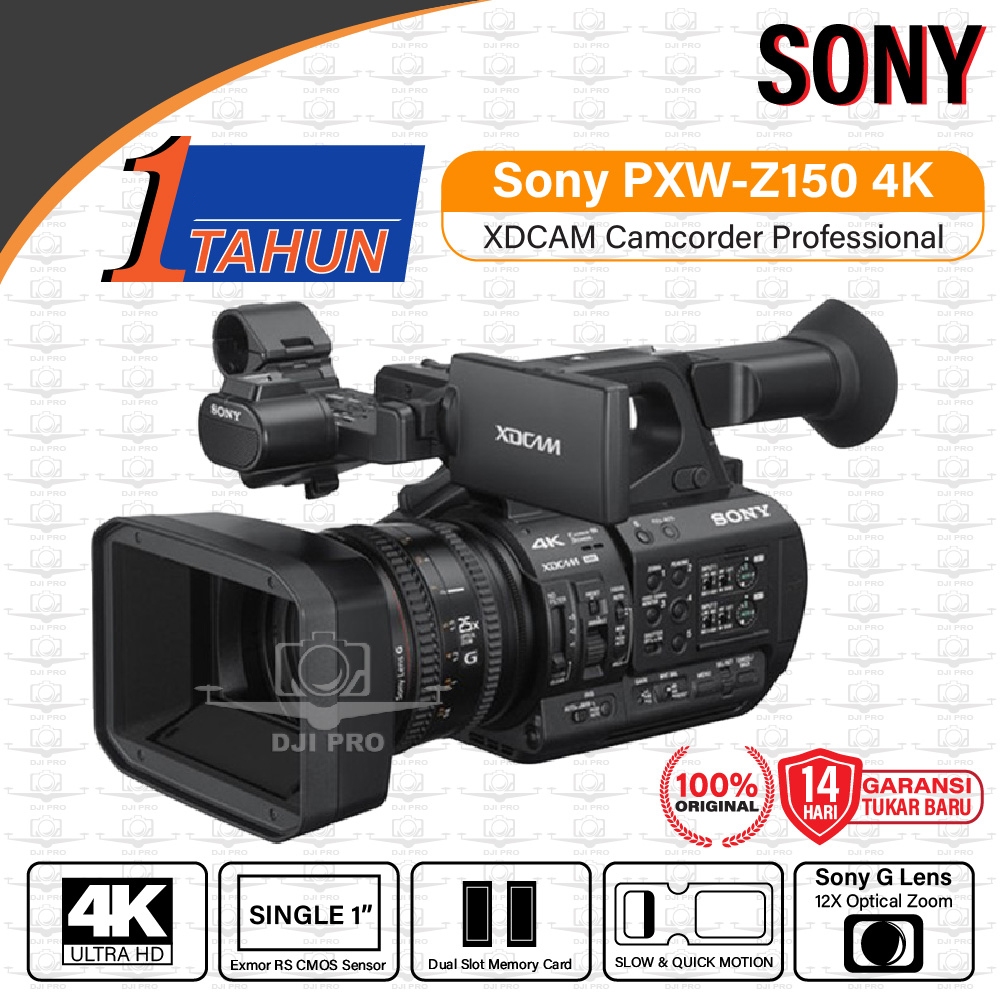 Jual Sony PXW-Z150 4K XDCAM Camcorder Handycam Professional Z 150 ...