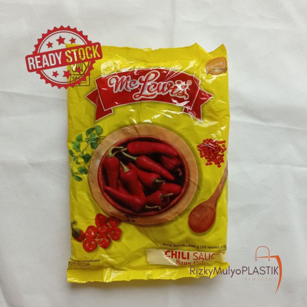 Jual McLewis Saus Sambal 25sachet / Mc Lewis Chili Sauce / Saos Saus ...