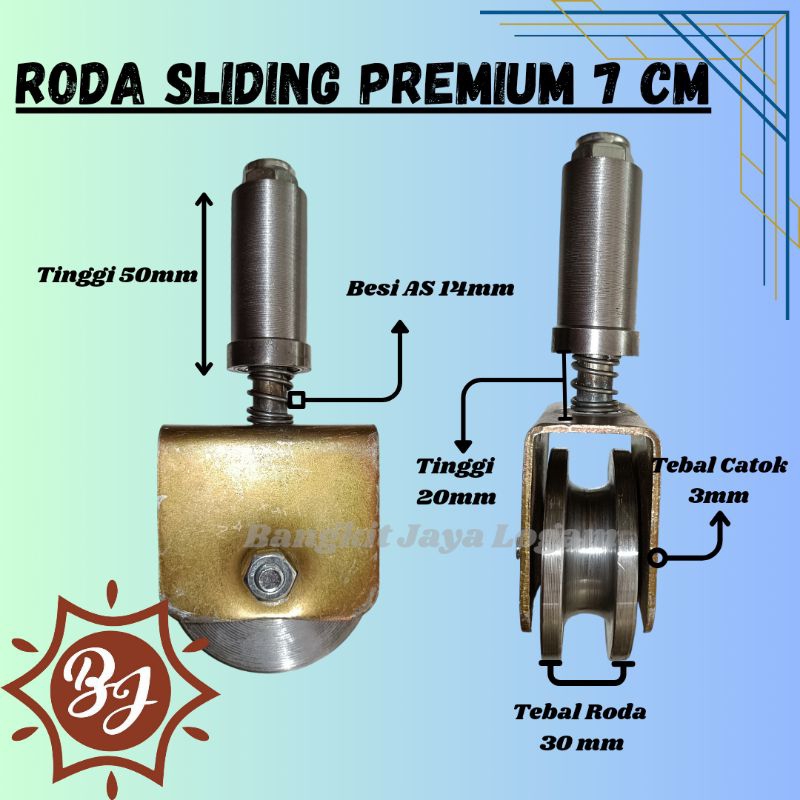 Jual roda sliding 7cm rel 16mm costum | Shopee Indonesia