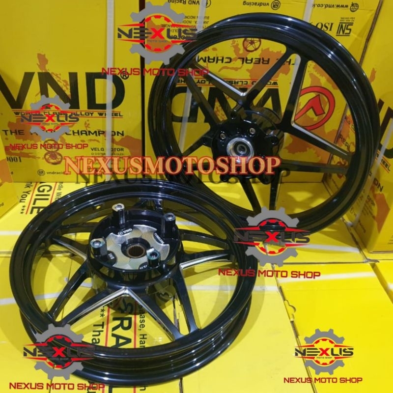 Jual velg racing vnd v speed gen 1 pcx 160 abs cbs 185x14 & 215x14 pelak bintang gen 1 Velg Vnd ...