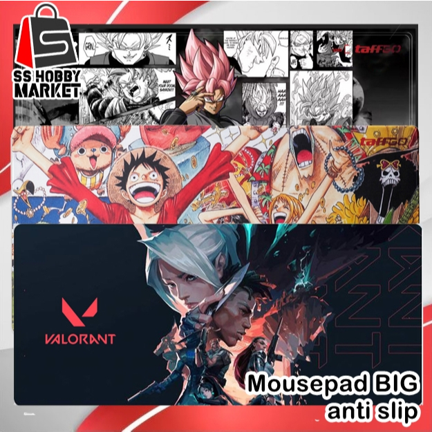 Jual Mouse Pad Alas mouse Gaming MousePad XL Desk Mat One Piece Dragon ...