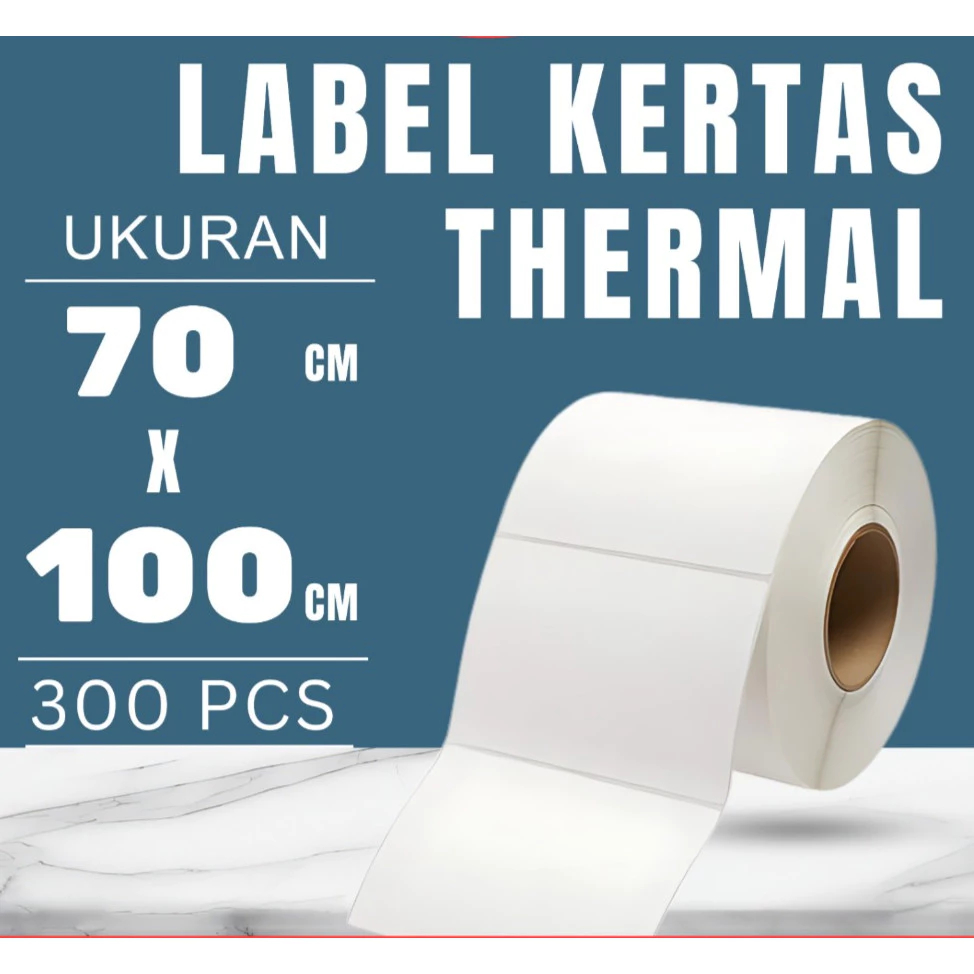 Jual Stiker Label printer Barcode pengiriman resi kertas Thermal 78x100 ...