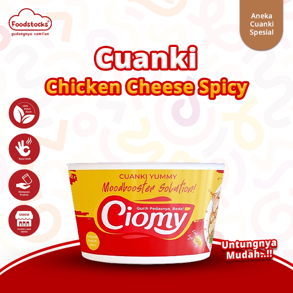 Jual Ciomy - Cuanki Cup Rasa Ayam Pedas Kuah Keju Praktis | Shopee ...