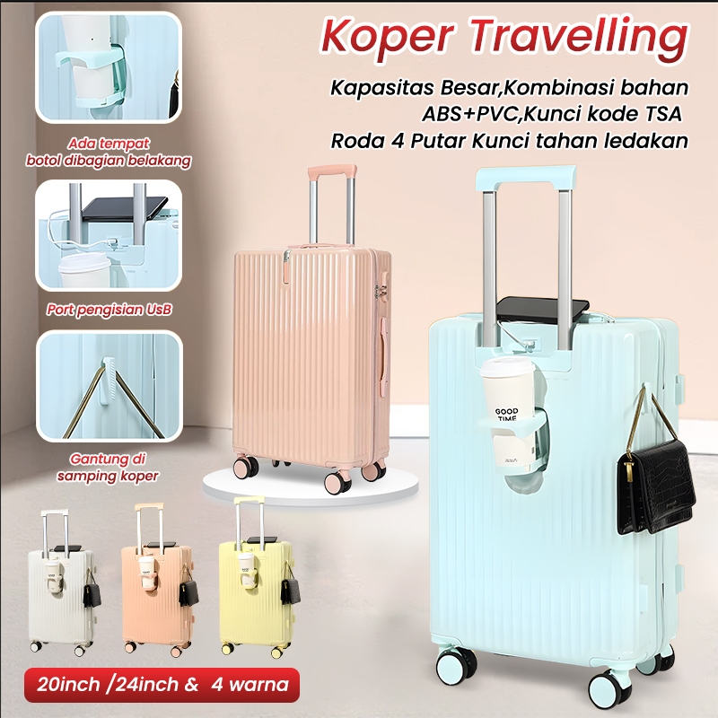 Jual VBELL Koper Wanita Baru / Koper Kabin & Bagasi / Tempat Gelas ...