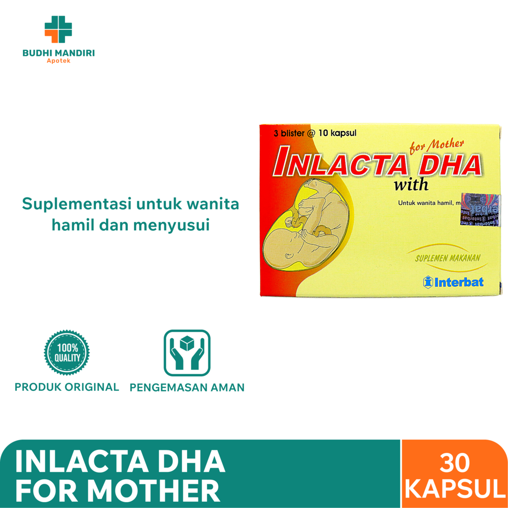 Jual Inlacta DHA (1 Box) - Suplemen untuk Ibu Hamil dan Menyusui ...