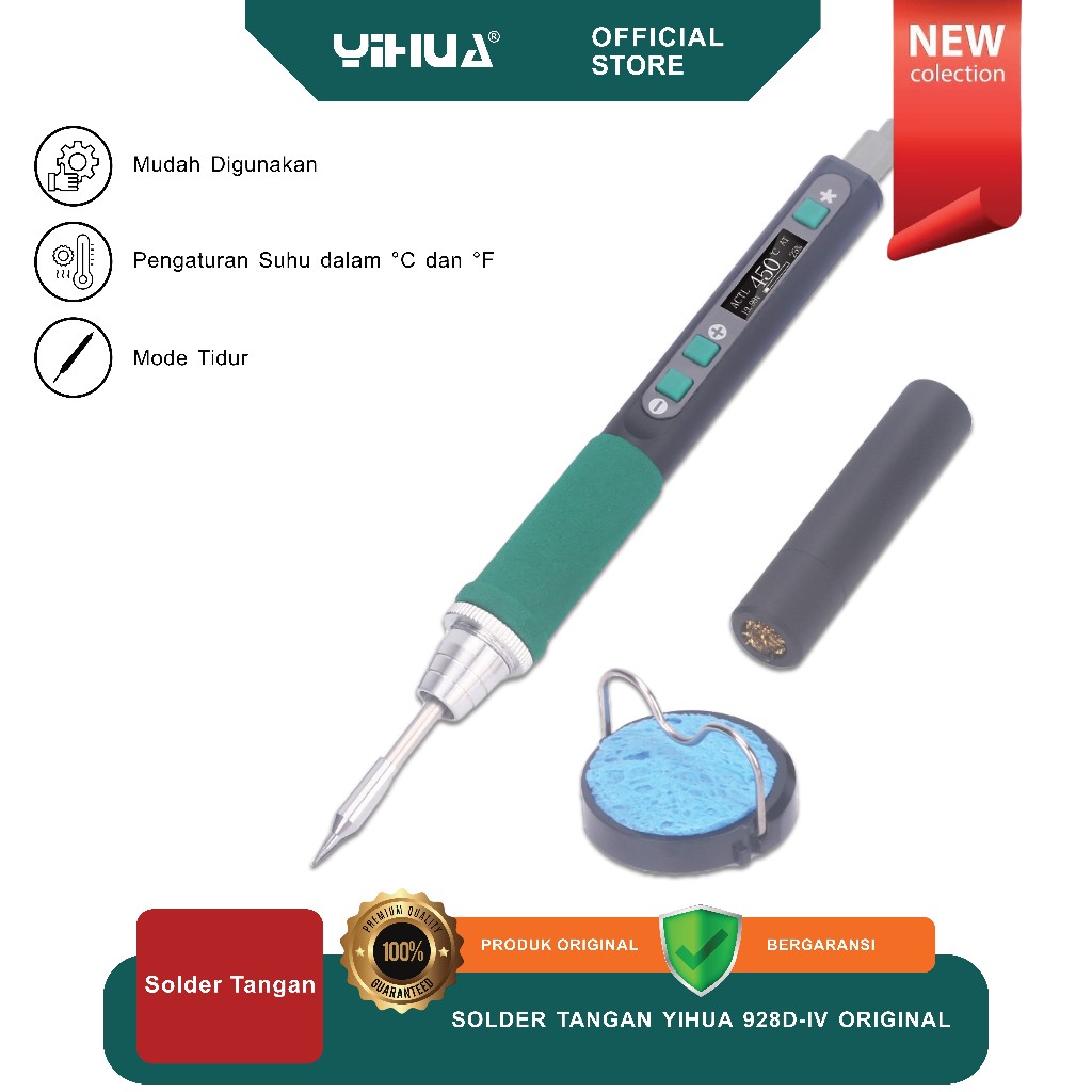 Jual SOLDER TANGAN YIHUA 928D-IV ORIGINAL | Shopee Indonesia