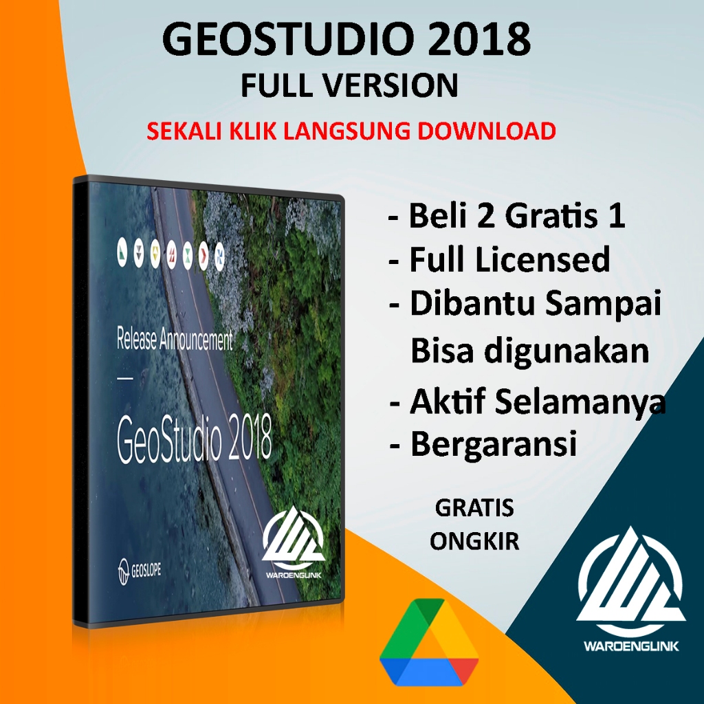 Jual GEOSLOPE GeoStudio 2018 Full Version | Video tutorial Install ...