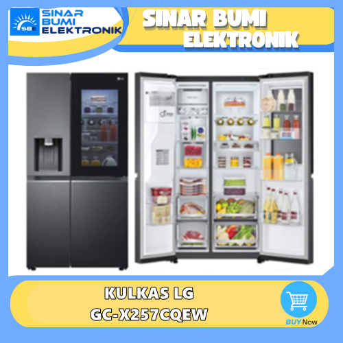 Jual KULKAS LG GC-X257CQEW KULKAS SIDE BY SIDE 674 L - GCX257CQEW / GC-X257CQEW | Shopee Indonesia
