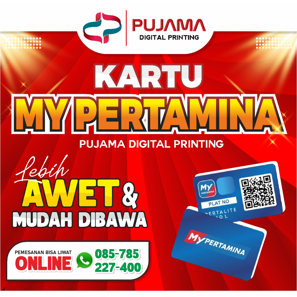 Jual Cetak Kilat Kartu My Pertamina - Kartu Organisasi - Gambar Custom 2 Sisi | Shopee Indonesia