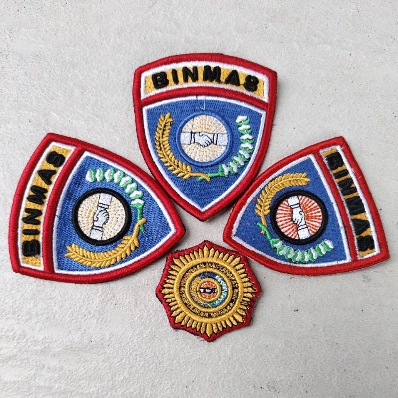 Jual Logo Binmas Atribut Polri Bordir Timbul | Shopee Indonesia