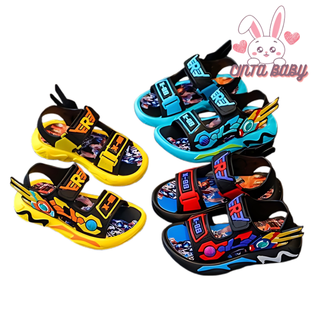 Jual PROMO 10.10 Cintababy B119 ROBOT TRANSFORMER Sandal gunung Sepatu ...