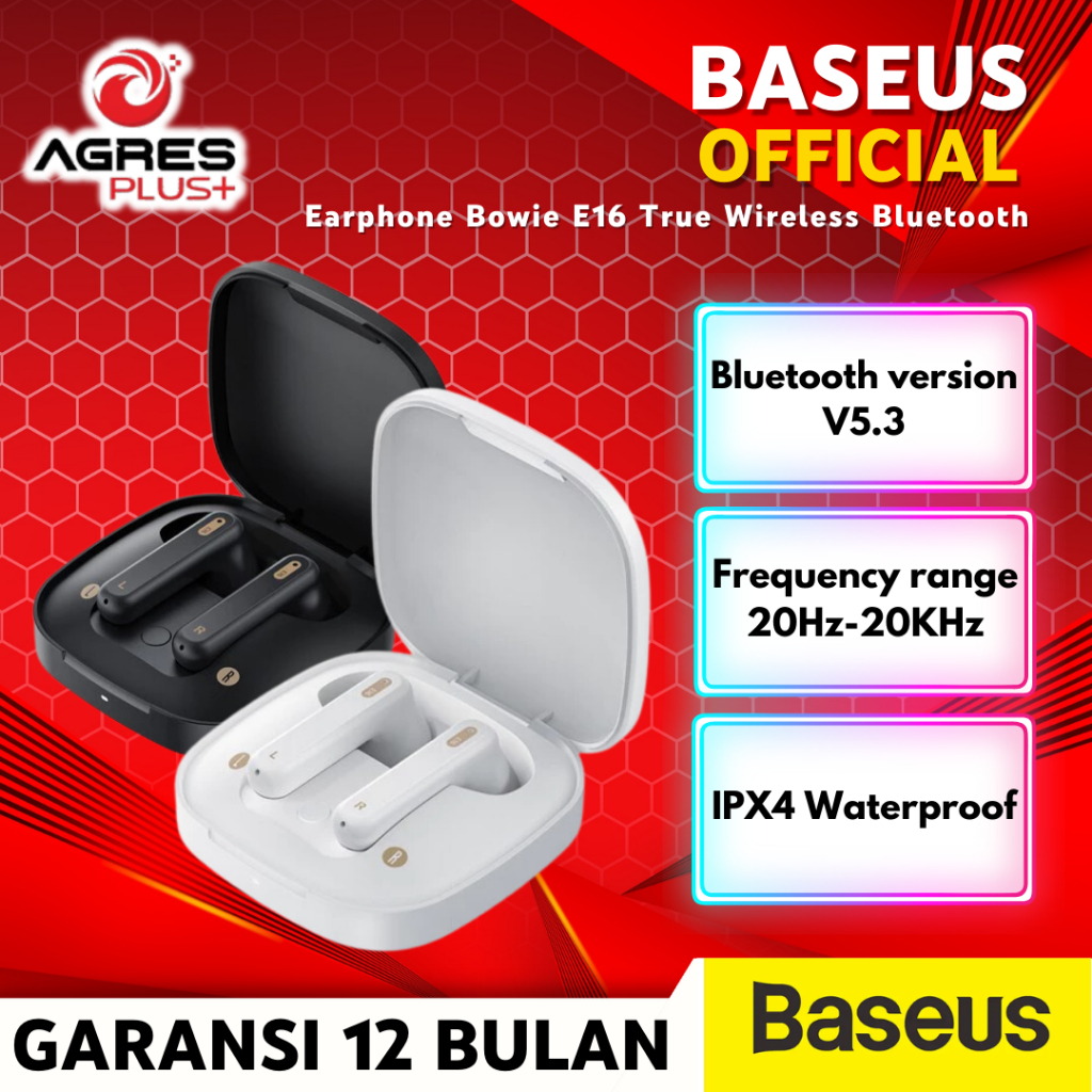 Jual Baseus Bowie E16 True Wireless Bluetooth Earphone TWS Mini Earbuds ...