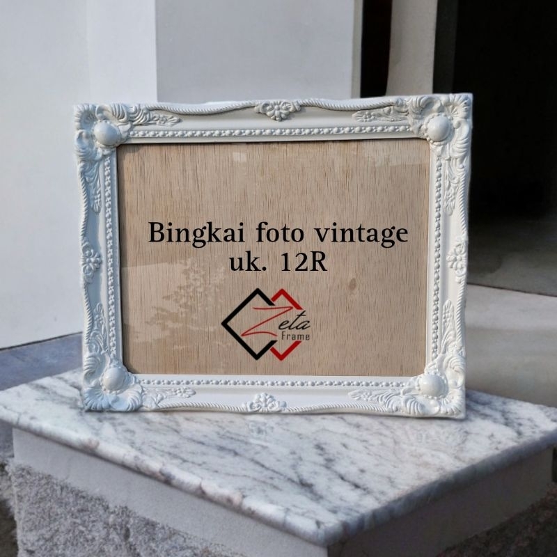Jual Bingkai foto vintage uk. 12R - Frame foto vintage - pigura ukir ...