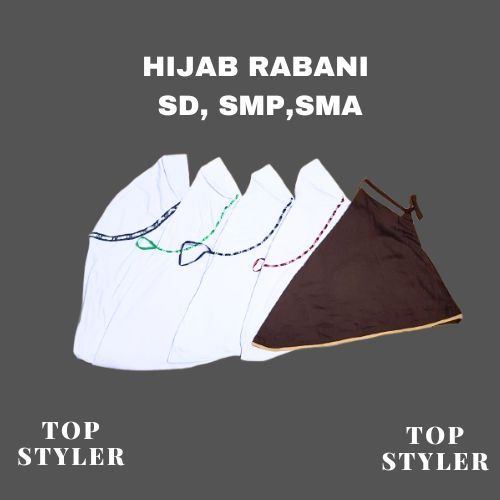 Jual HIJAB SEKOLAH INSTAN RABANI SD, SMP, SMA | Shopee Indonesia