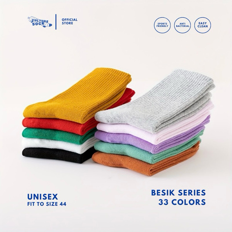 Jual Kaos Kaki Panjang Culture Sock (sampai betis) | Kaos kaki UNISEX | Kaos Kaki Pria Wanita ...