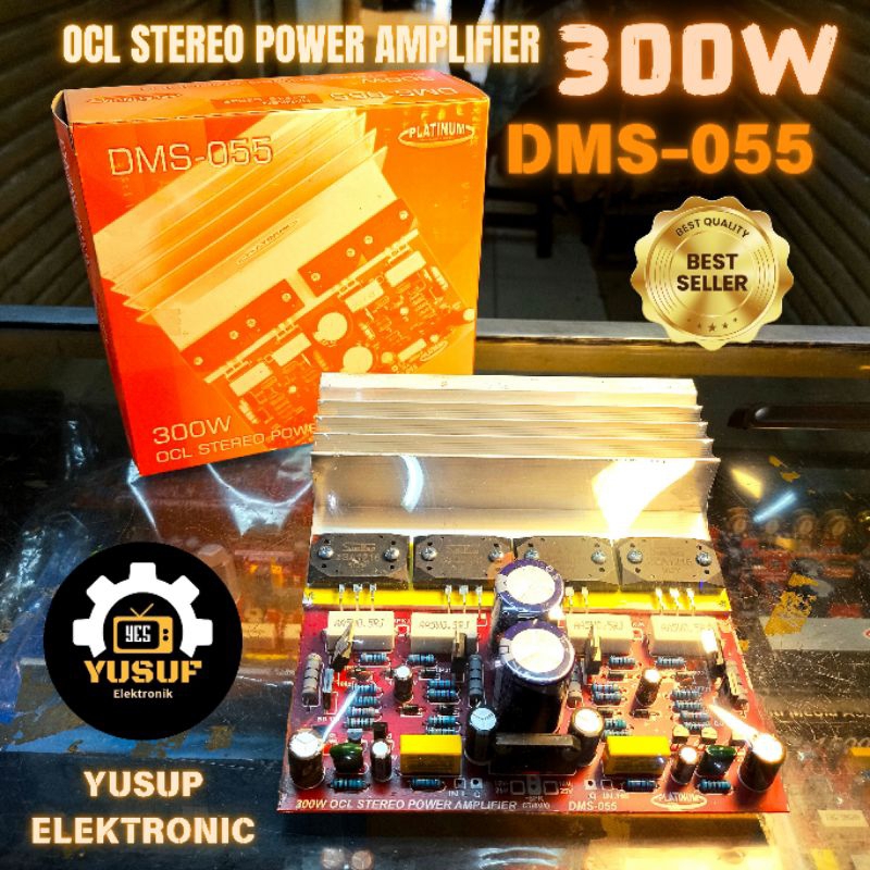 Jual KIT POWER AMPLIFIER OCL STEREO 300WATT SANKEN A1216, C2922 DMS 055 PLATINUM POWER SUPPLY ...