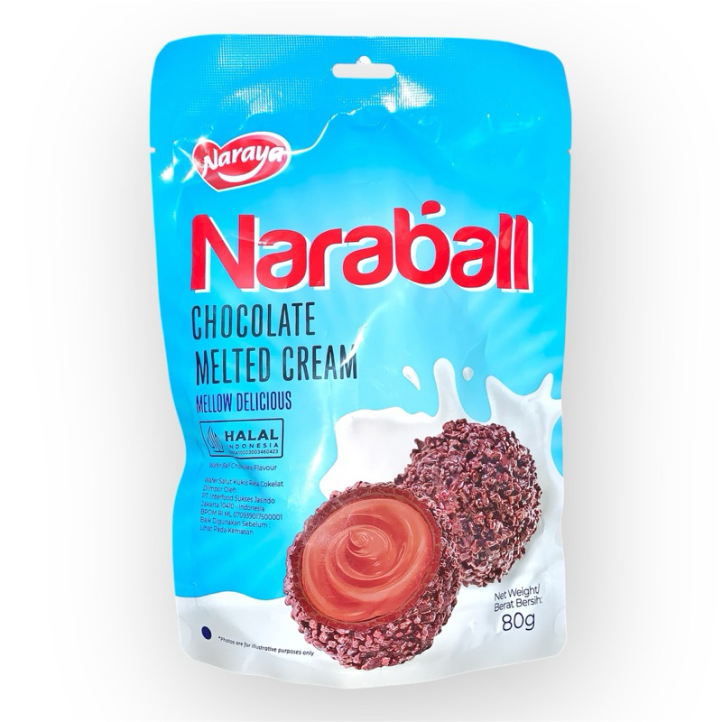 Jual Naraya Naraball Chocolate Melted Cream (80gr) | Shopee Indonesia