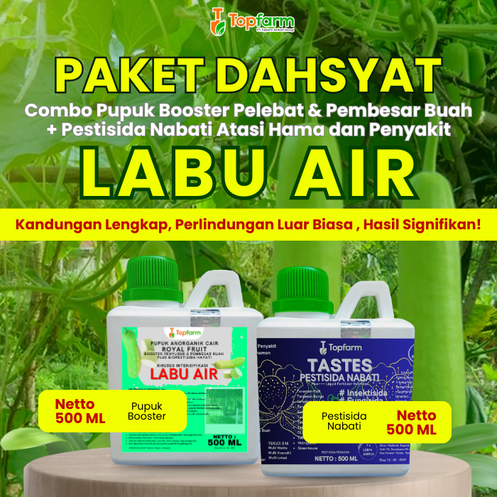 Jual Pupuk Pestisida Topfarm / Pupuk Khusus Tanaman Labu Air / Pupuk ...