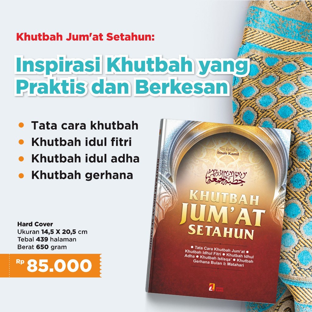 Jual Khutbah Jumat Setahun Hard Cover Dilengkapi Tata Cara Khutbah ...