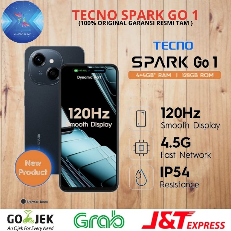 Jual TECNO GO 1 RAM 4GB MEMORY 128GB 4/128GB 4/64GB GARANSI RESMI TECNO ...