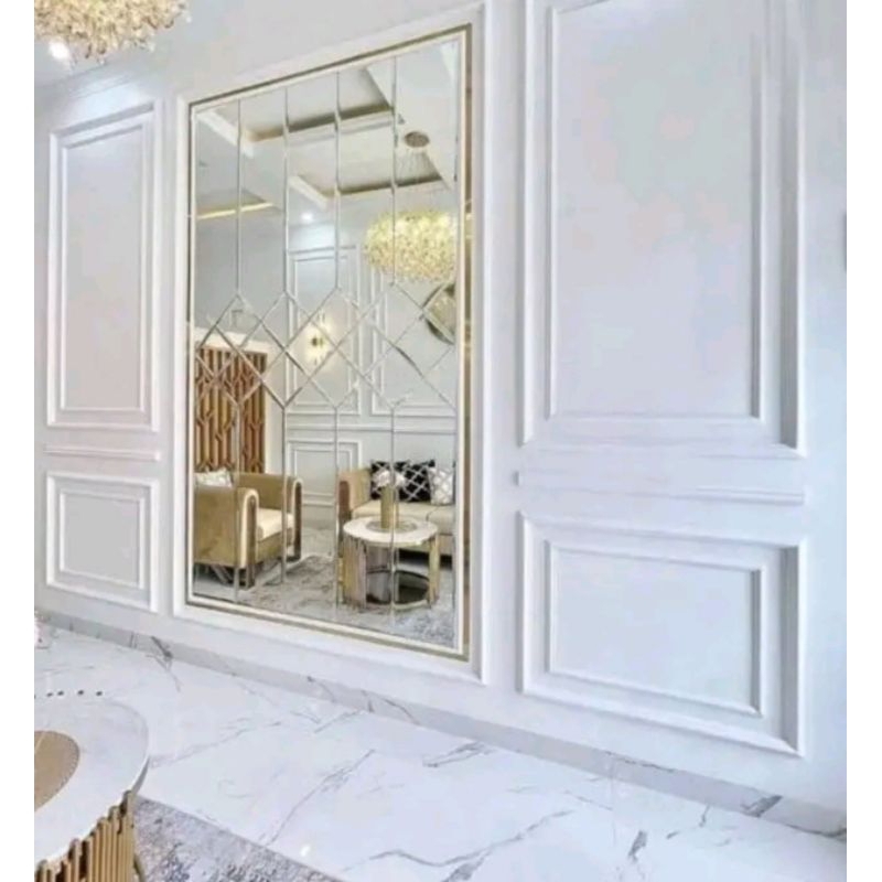 Jual kaca cermin dinding tempel kaca bagus tebal kaca 5 Mili | Shopee ...