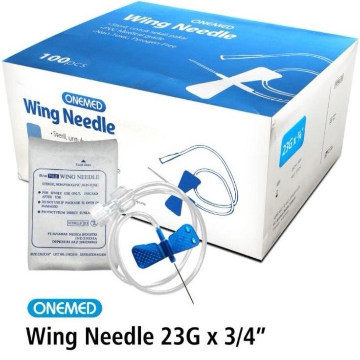 Jual Harga Terbaik Wing Needle Onemed Box isi 1 pcs | Shopee Indonesia