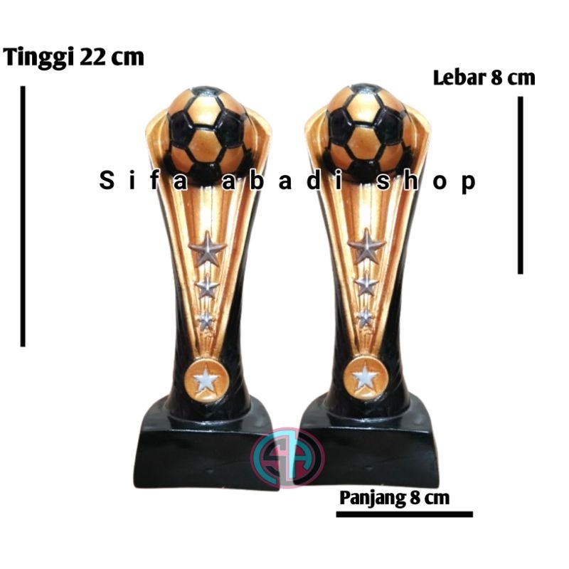 Jual Piala / Trophy Bola Bintang Unik Aesthetic Murah 22 cm | Shopee ...