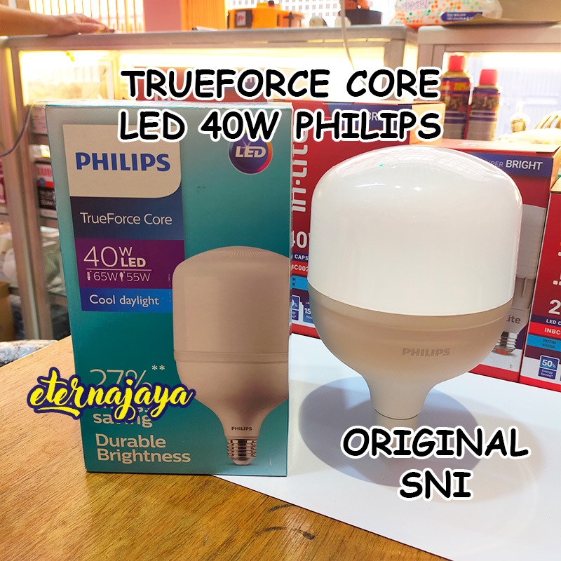 Jual PHILIPS TrueForce Core Lampu LED 40W Putih 6500K 40 Watt Tforce | Shopee Indonesia