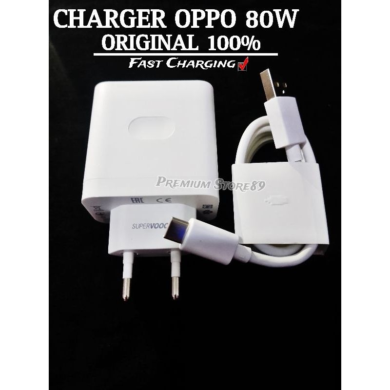 Jual Garansi 1 Tahun Charger Oppo GaN Super Vooc Type C 80W Original ...