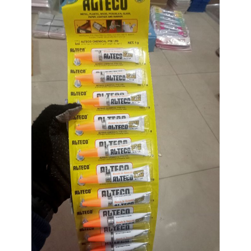 Jual lem alteco original 1grm (12pc) | Shopee Indonesia