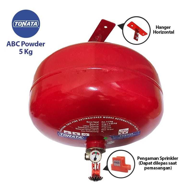 Jual Automatic Thermatic Pemadam Api Otomatis / ABC Powder 5 Kg Tonata ...