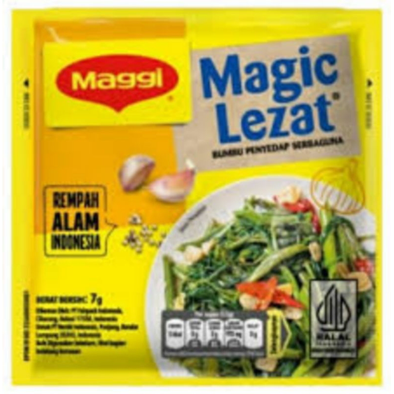 Jual MAGIC LEZAT MICIN GARAM PENYEDAP RASA SACHET RENCENG ISI 12 MSG ...