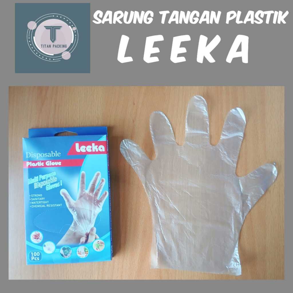 Jual Sarung Tangan Plastik Isi 100 Pcs (50 pasang) | Disposable Plastic Glove Food Grade Higenis ...