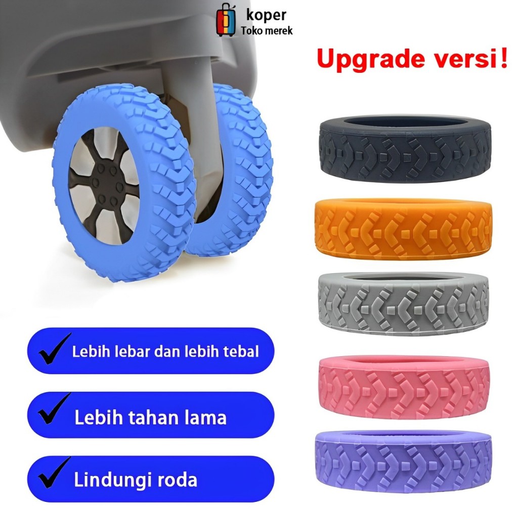Jual Upgrade versi Pelindung Roda Koper Protector Ring Karet Pengganti ...