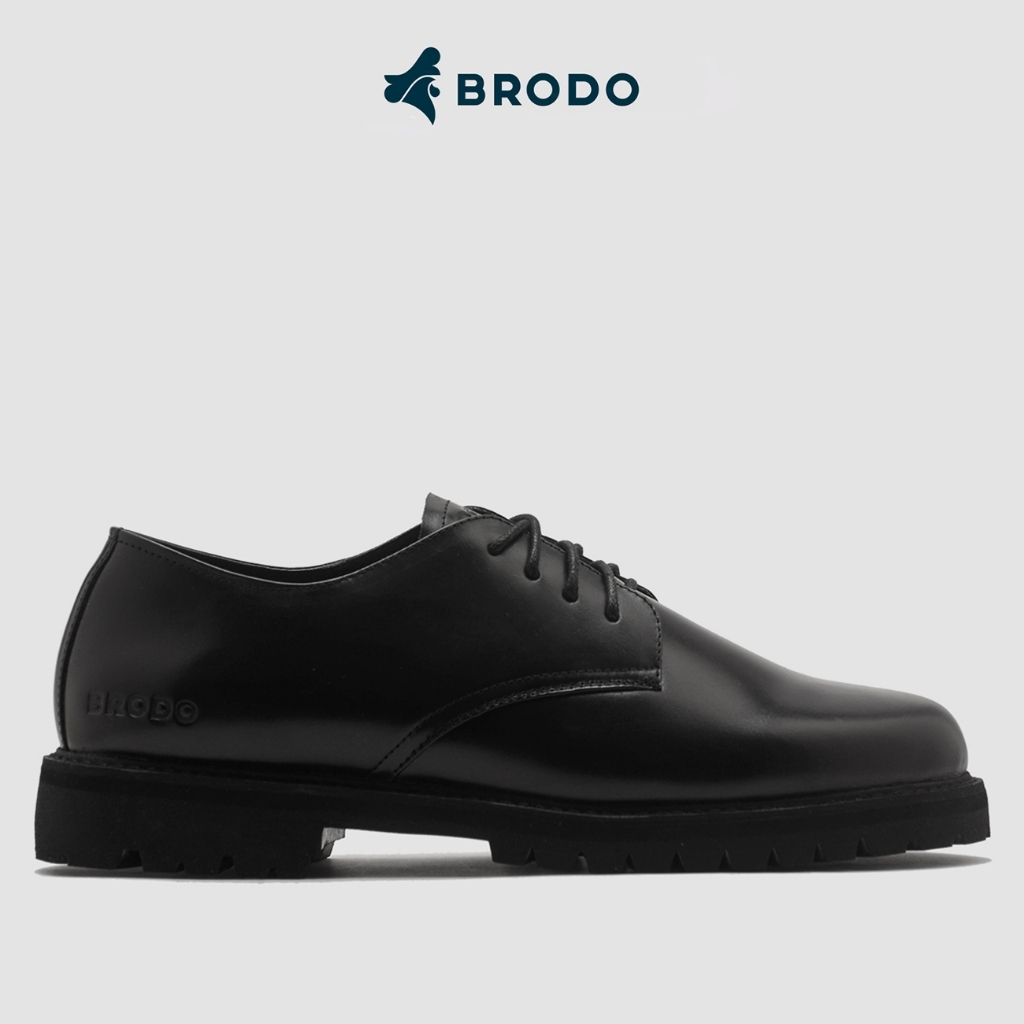 Jual BRODO - Sepatu Andria Boots Full Black | Shopee Indonesia